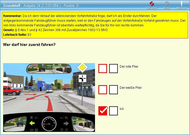 Fahrschule Forum • Thema anzeigen - Abknickende Vorfahrt